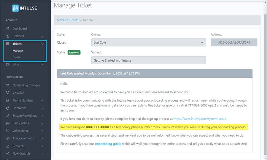 Onboarding Step 2 | Intulse Support