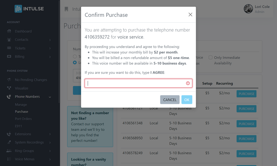 Purchase | Intulse Support