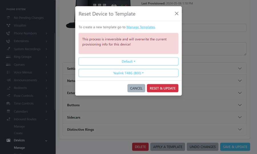 Device Templates | Intulse Support