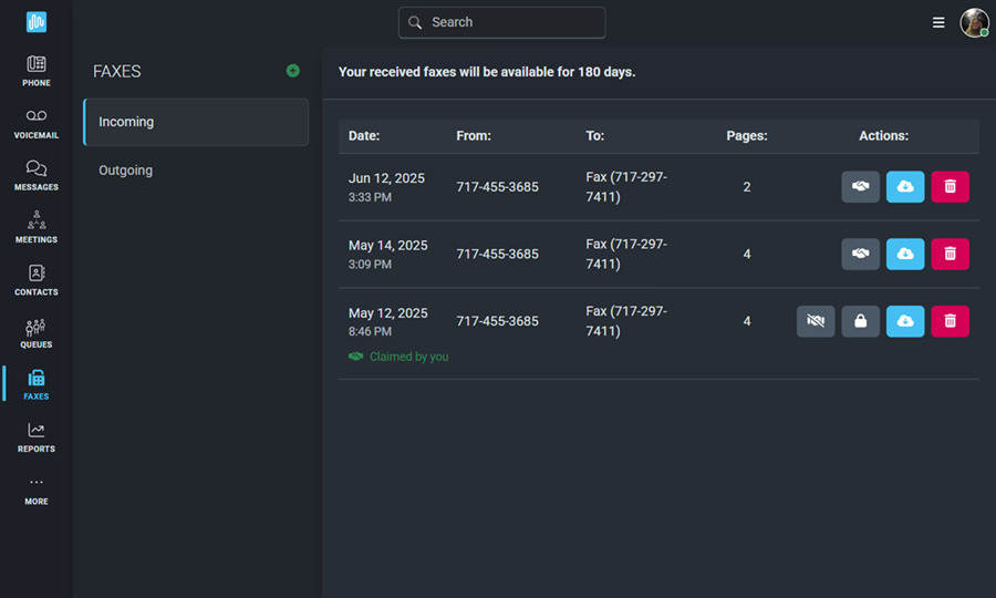 Faxes | Intulse Support