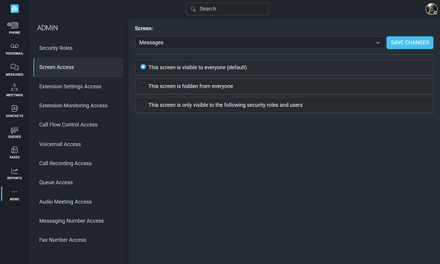 Screen Access | Intulse Support